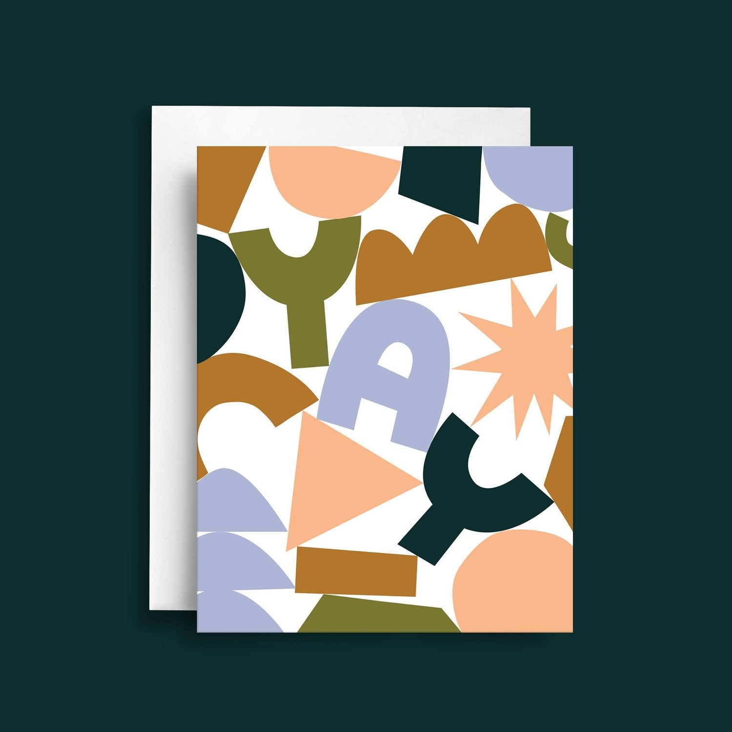 Yay Geometric Shapes Celebration | Congratulations, Wedding & Annivers ...