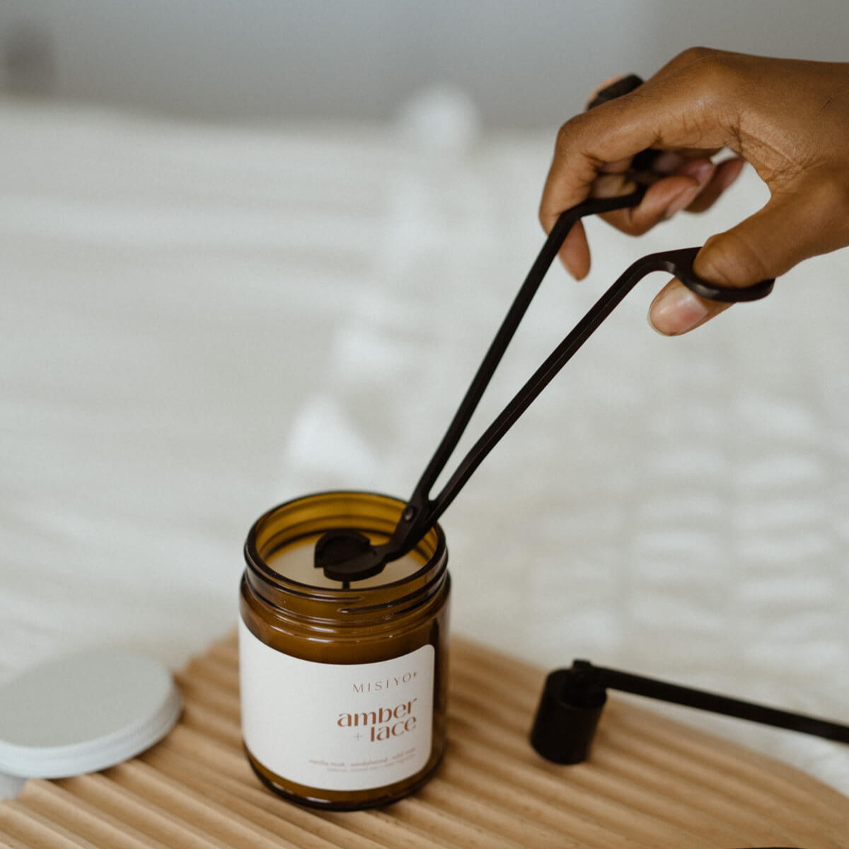 Candle Care Set | wick trimmer + candle snuffer – Misiyo Candle Co