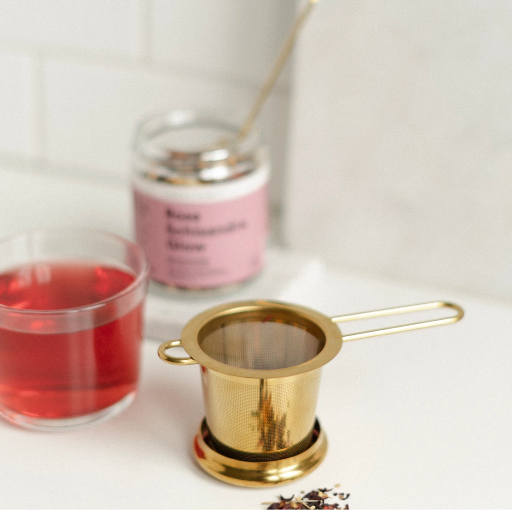 Fancy Gold Tea Strainer – Misiyo Candle Co